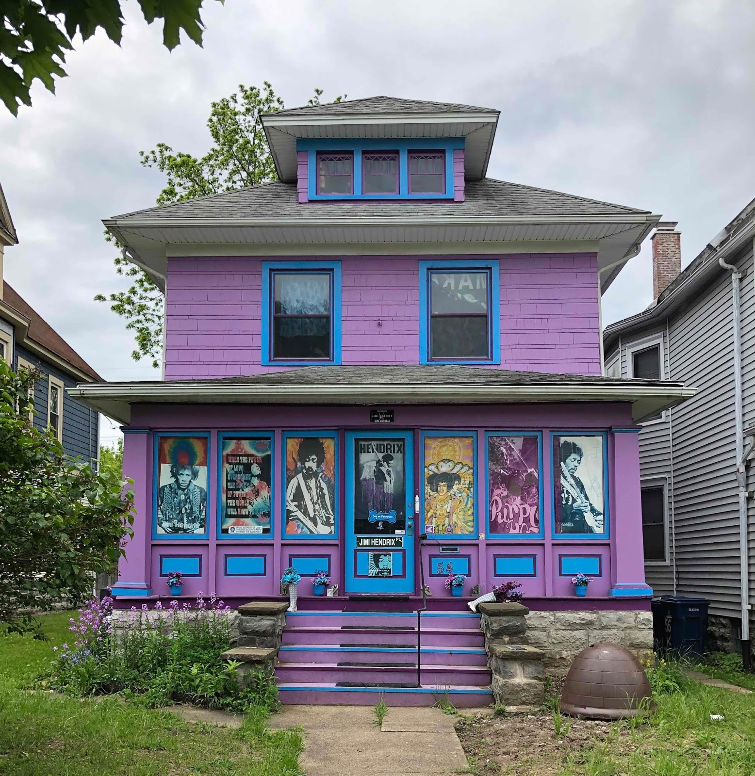 Tenth Letter of the Alphabet: Street Scene: Jimi Hendrix Tribute House