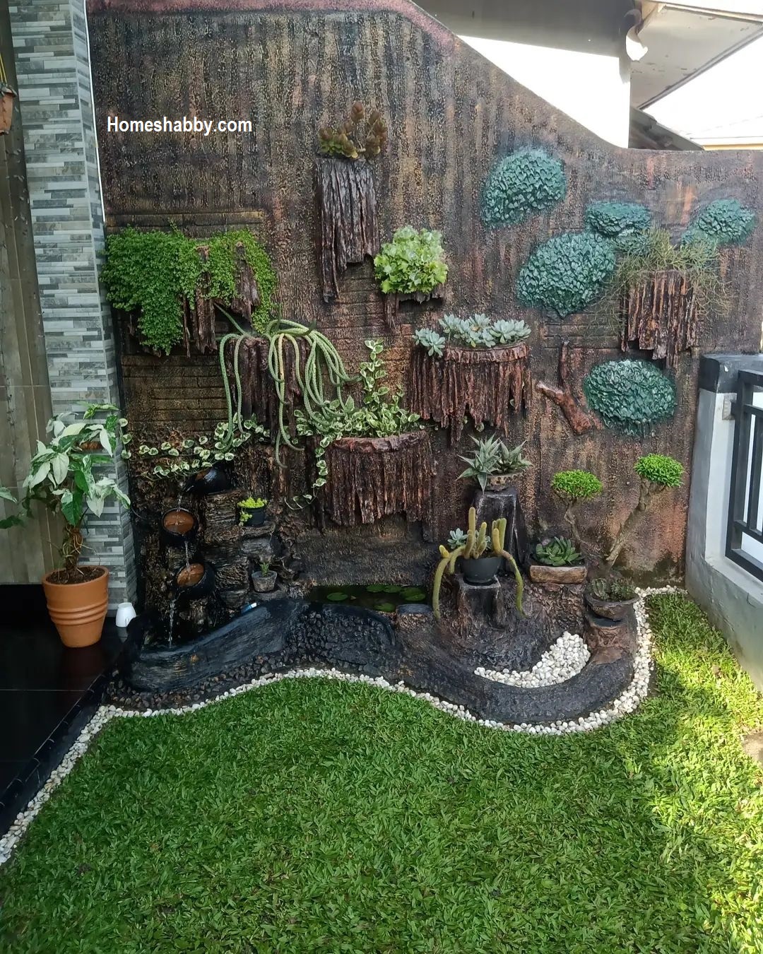 7 Inspirasi Taman Minimalis Di Depan Rumah Dengan Pebble Stone ...