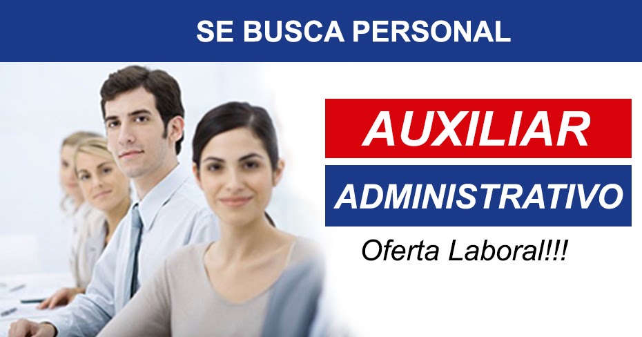 SE BUSCA AUXILIAR ADMINISTRATIVO | BOLSA DE TRABAJO PARAGUAY EMPLEOS