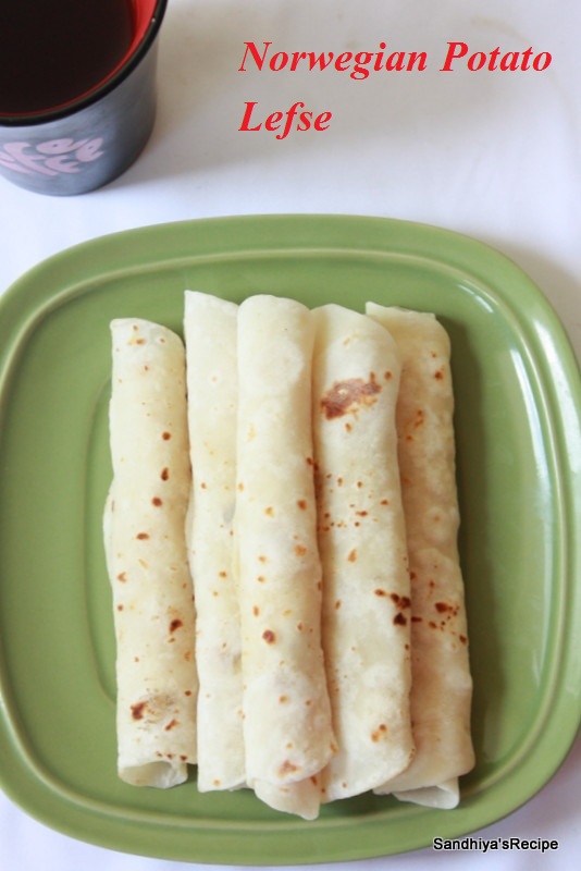 Sandhiya's Cookbook: Norwegian Potato Lefse | Norwegian Flat Bread