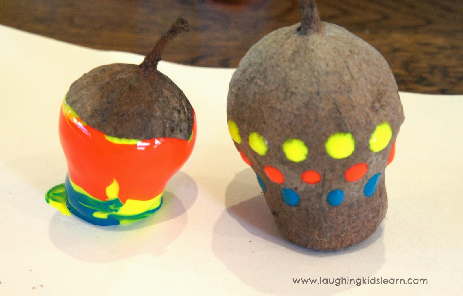 Mom And Kids: Gumnut Painting