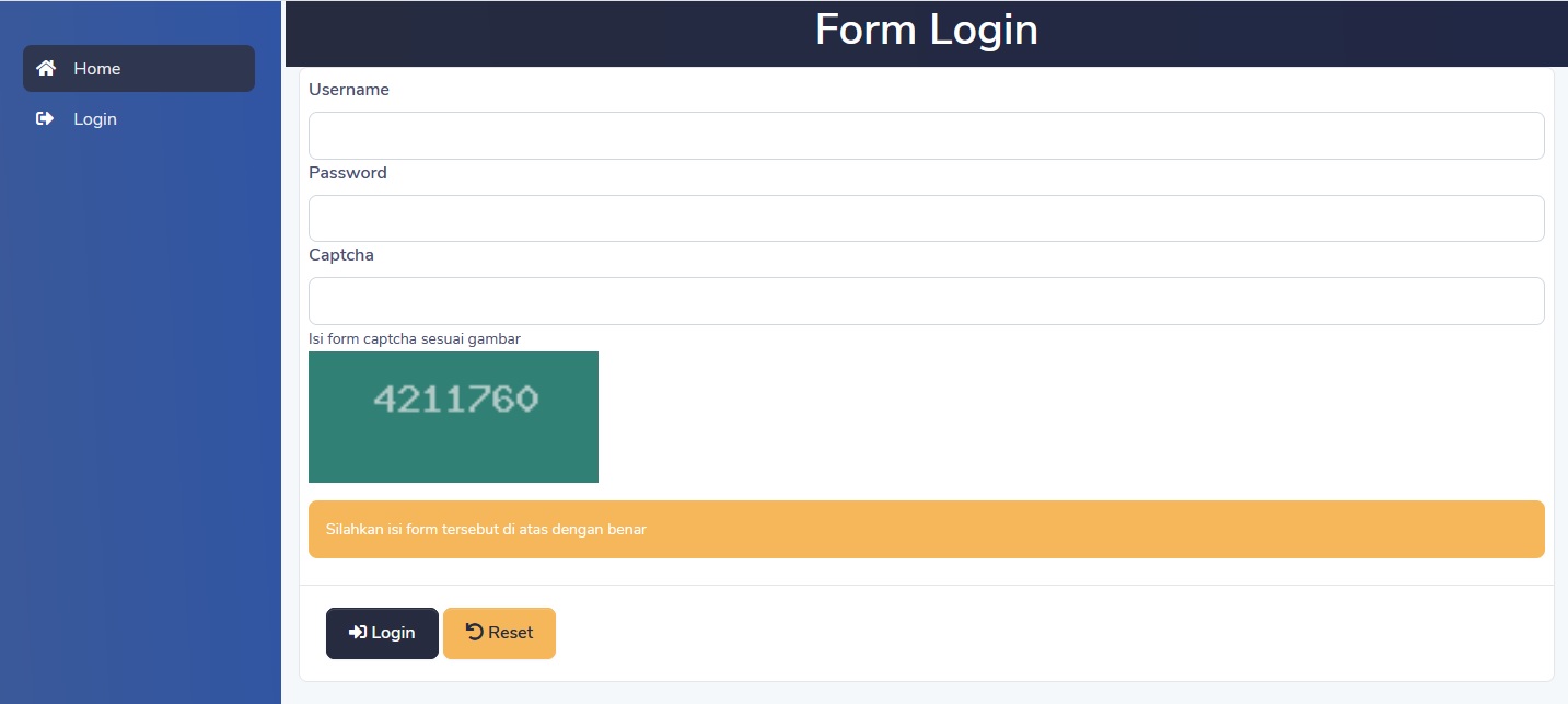 Form Login dan Validasi Akses User Untuk SIMRS Berbasis Web | Personal ...