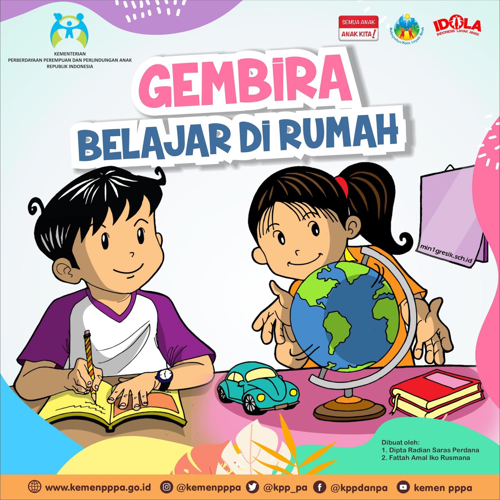Gembira Belajar Di rumah - MIN 1 Gresik