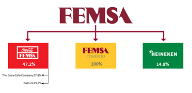 Diferencia entre FEMSA y The Coca Cola Company