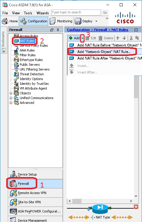 Knowledge Area: NAT Configuration Cisco ASA Firewall