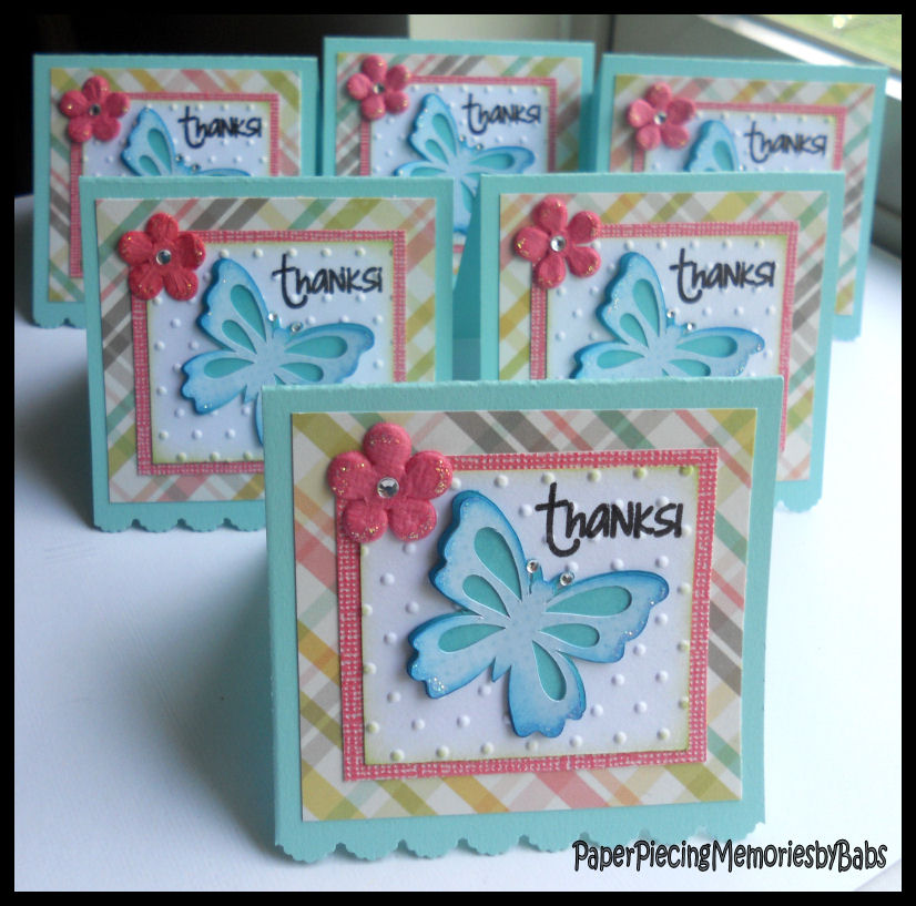 PAPER PIECING MEMORIES BY BABS: Mini Cards