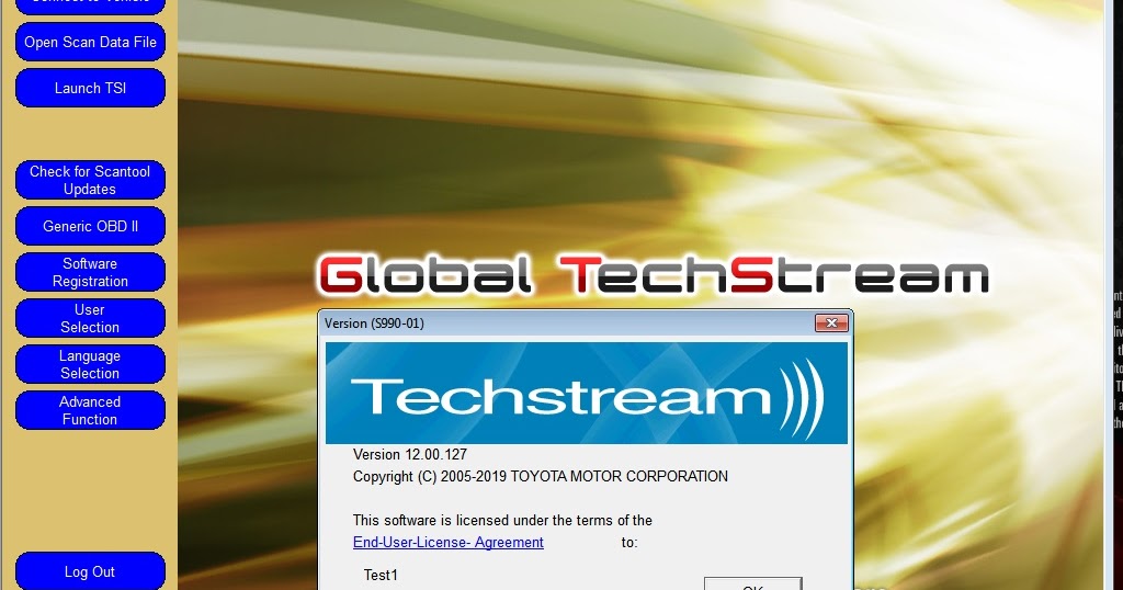 FREE Registration Key for TECHSTREAM v12.00.127 - Blog.Teknisi
