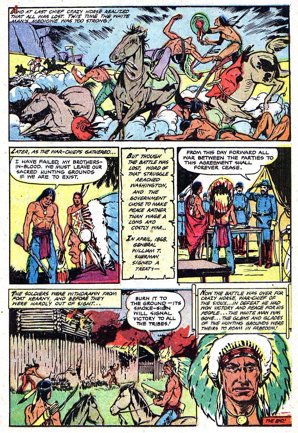 Old-fashioned Comics: Indians (#01 - #17) 1950 - 1953 Fiction House ...