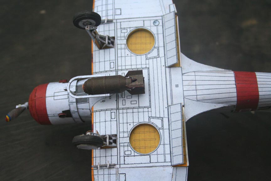 David's Paper Cuts: Vought "Vindicator" paper model