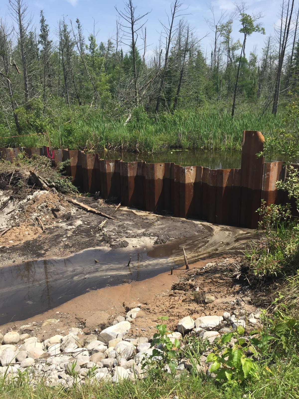 Little Traverse Blog: CR-669 Culvert Removal Underway