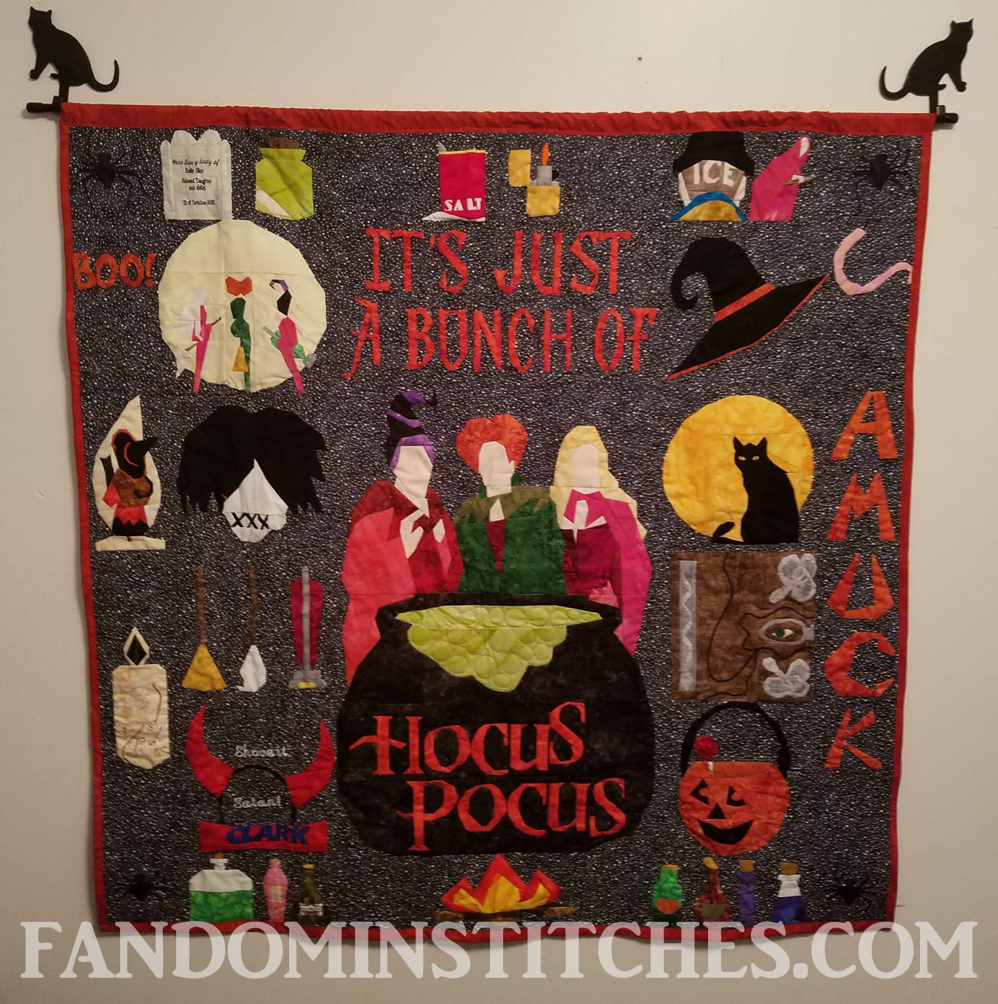 Fandom In Stitches: Hocus Pocus Quilt Along - Week 16 Final Block plus ...