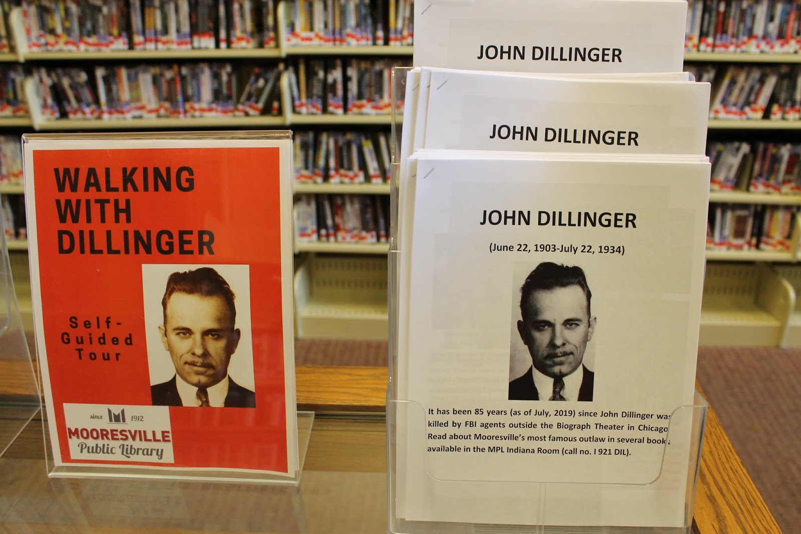 Mooresville (Indiana) Local History Treasure Trove: Walking With Dillinger