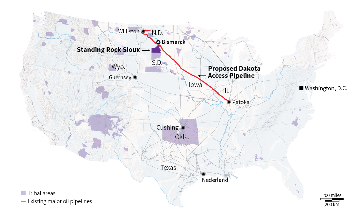 Dakota Access Pipeline Map