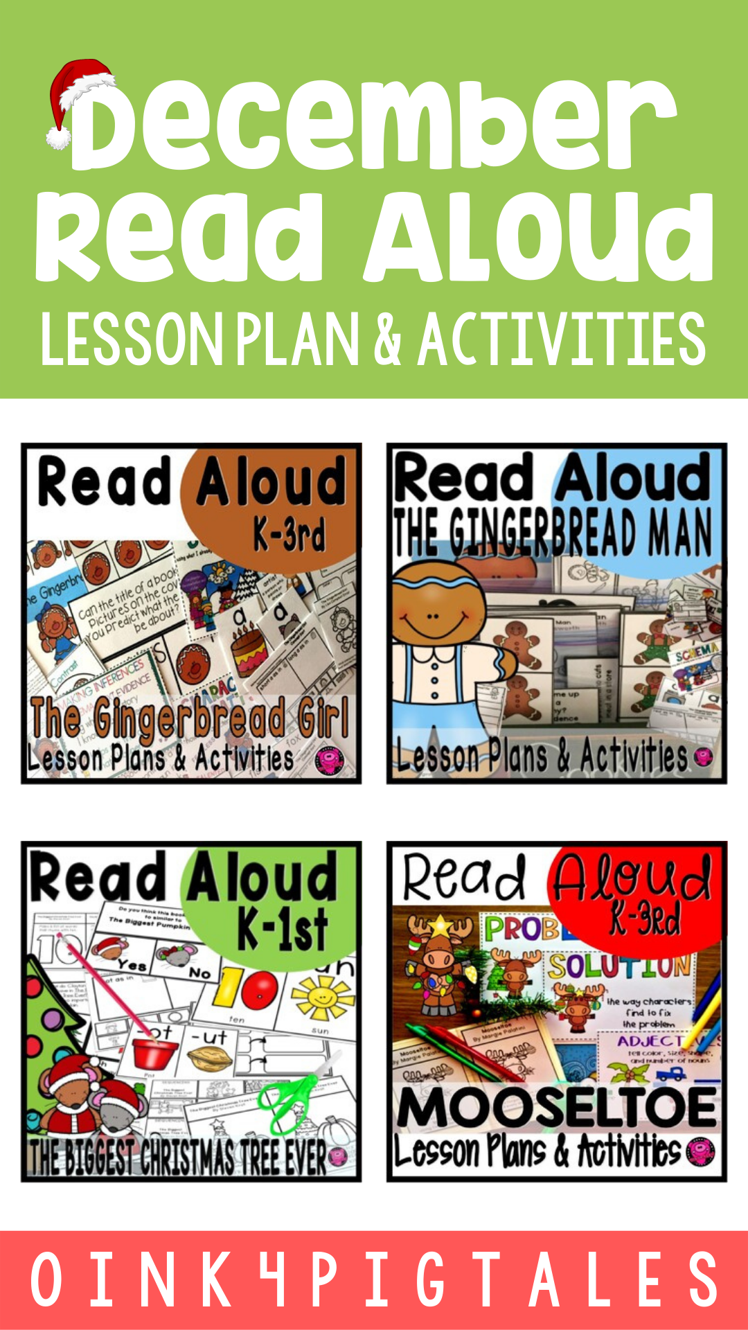 December Read Aloud Activities for Kids | Oink4PIGTALES