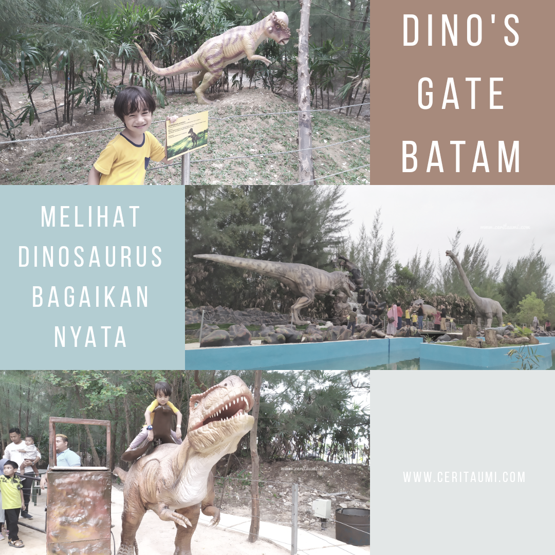 Melihat Dinosaurus Bagaikan Nyata di Dino's Gate Batam - Cerita Umi