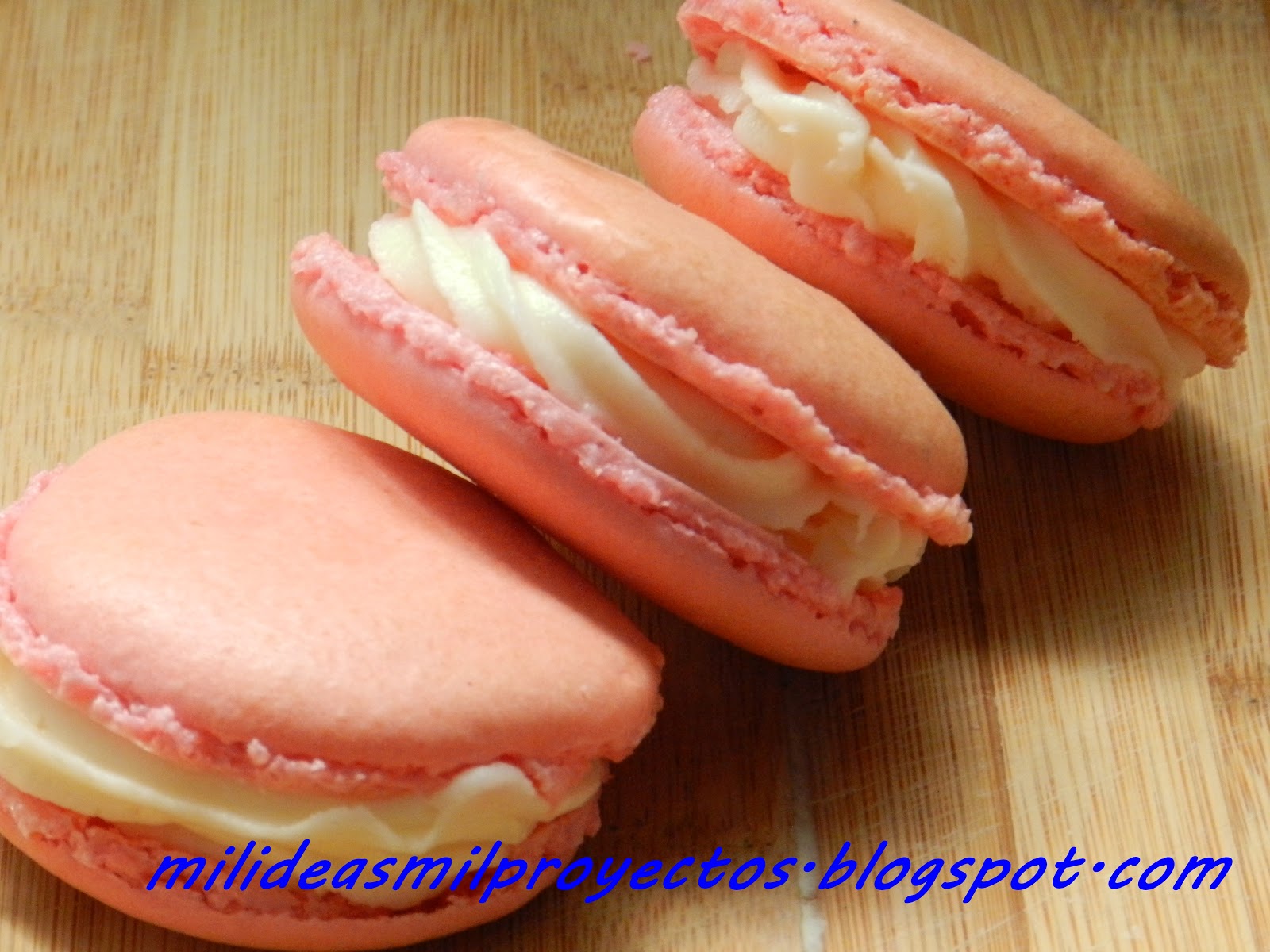 MACARONS ROSA 3 O 4 INTENTO - Mil ideas, mil proyectos