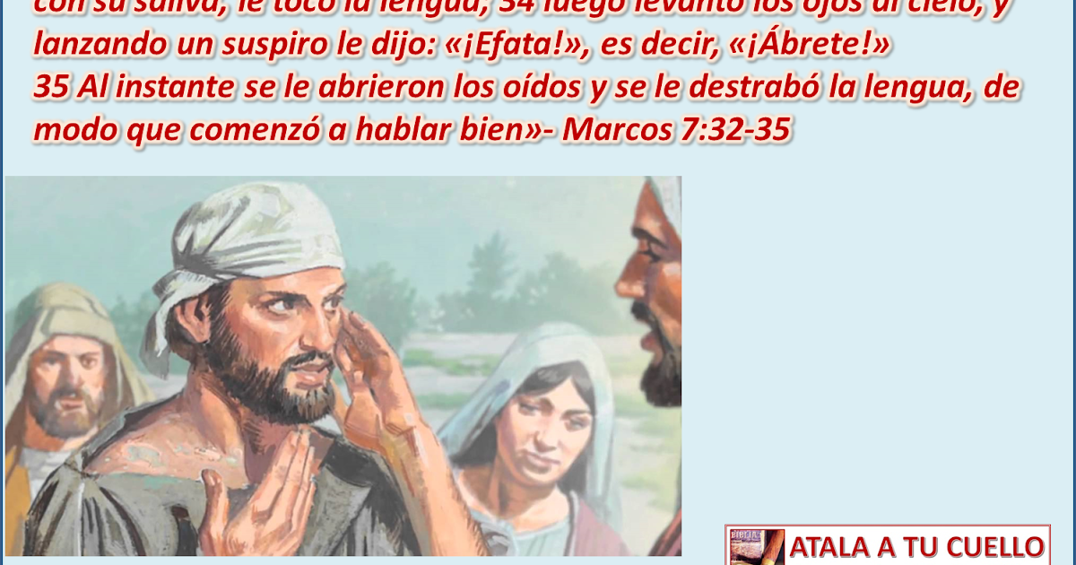ATALA A TU CUELLO Devocional: Marcos 7