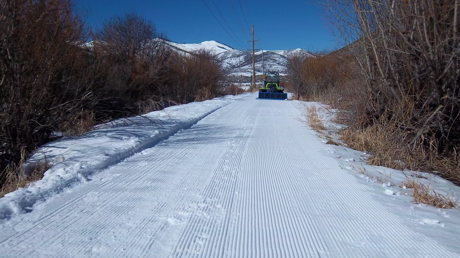 Grooming Trails with a Range Runner