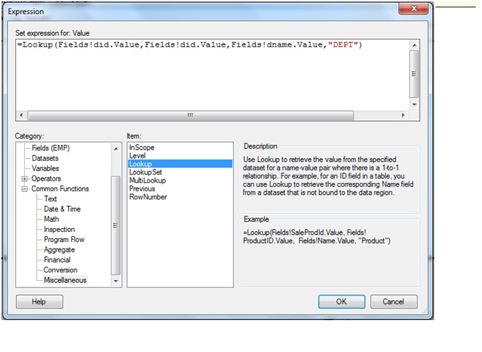 MicroSoft BI - BLOG: LOOKUP Function in Sql server Reporting Services-SSRS MicroSoft BI - BLOG: LOOKUP Function in Sql server Reporting Services-SSRS