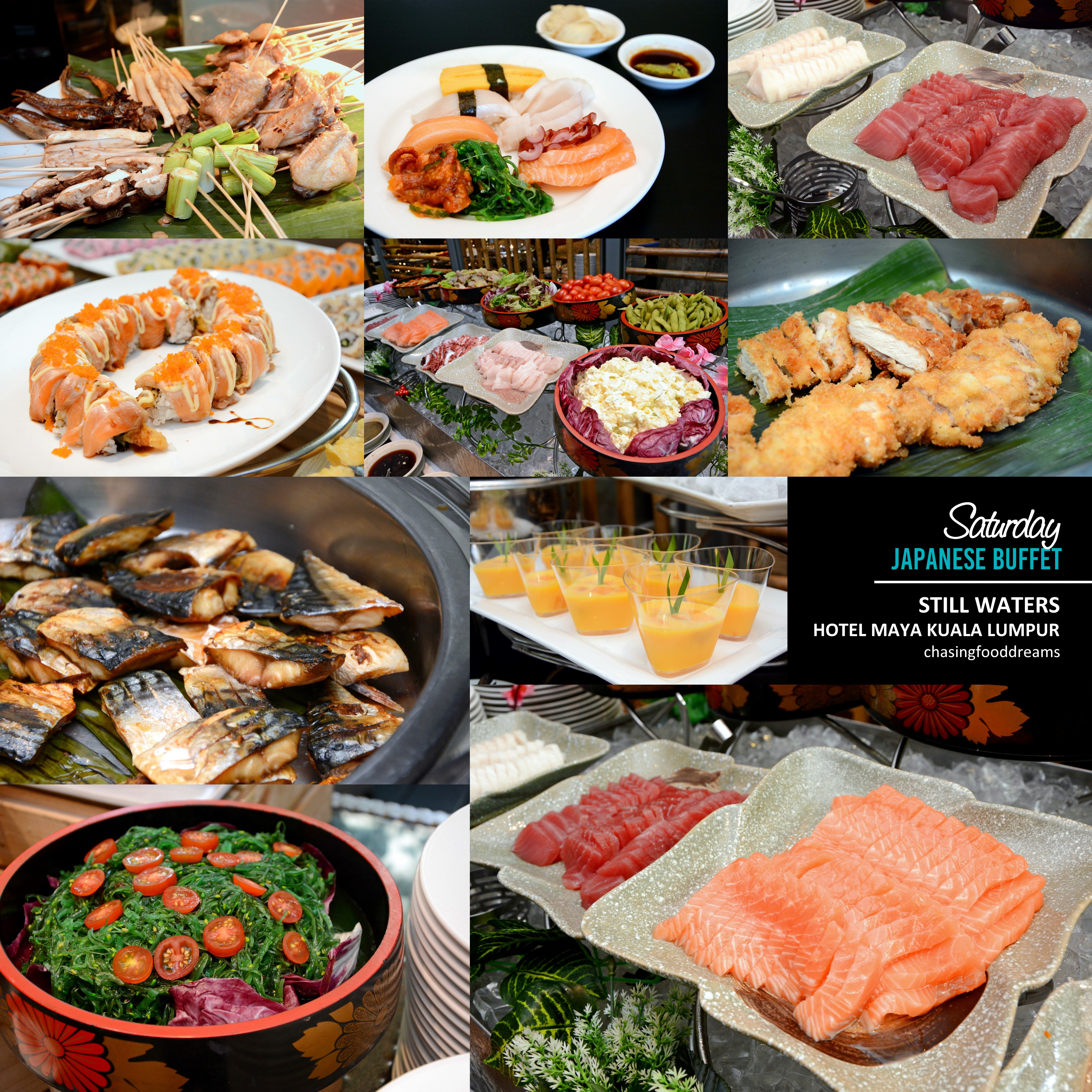 CHASING FOOD DREAMS: Saturday Japanese Buffet @ Still Waters, Hotel ...