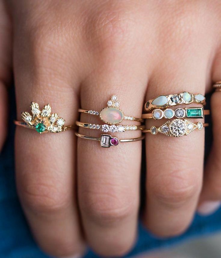 Fancy multiple rings