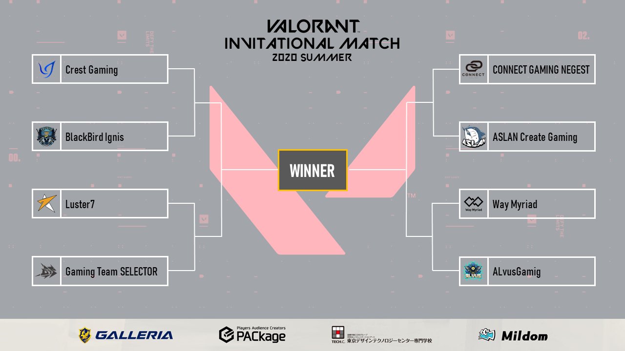 「VALORANT INVITATION MATCH 2020 SUMMER」にて「BlackBird Ignis」が優勝、VALORANT ...