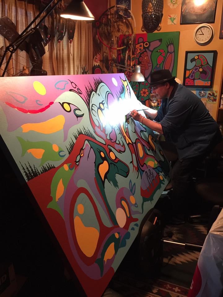 Mark AnthonyJacobson native art: Explaining the artistic process of ...