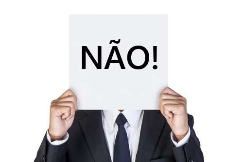 COMO USO O "NÃO" PARA PODER EVOLUIR