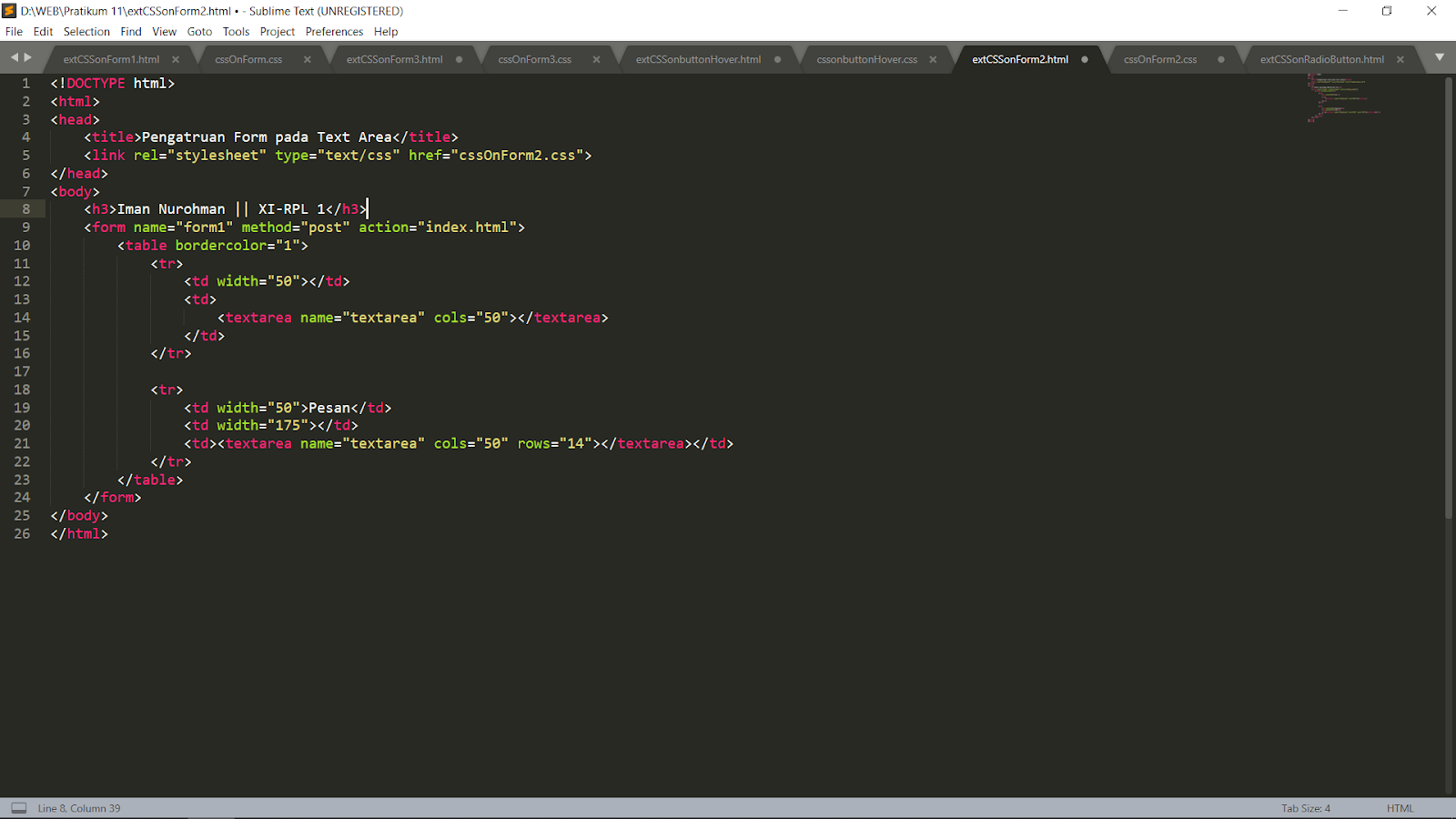 Menyajikan CSS untuk Memformat Tampilan Form - Serba Serbi Programming