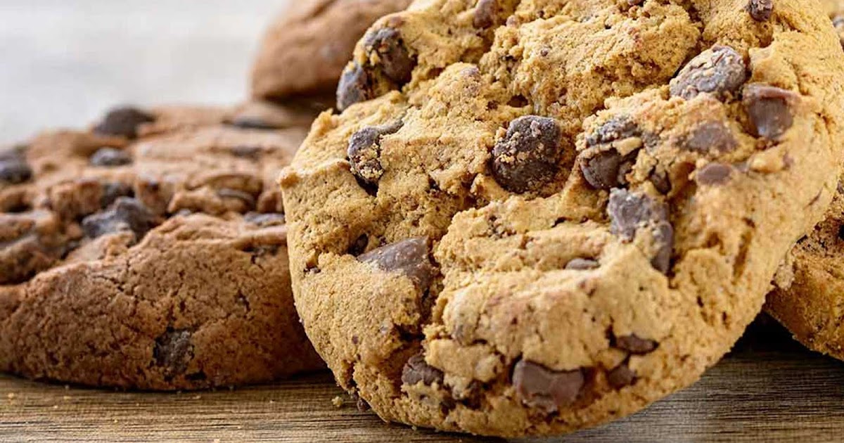 Cookies com Gotas de Chocolate - Vovó De Casa
