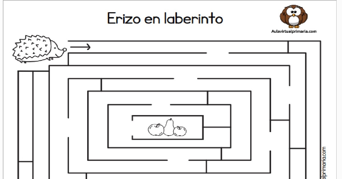 Excelentes Laberintos Para Niños En Edad Preescolar - AULA VIRTUAL PRIMARIA