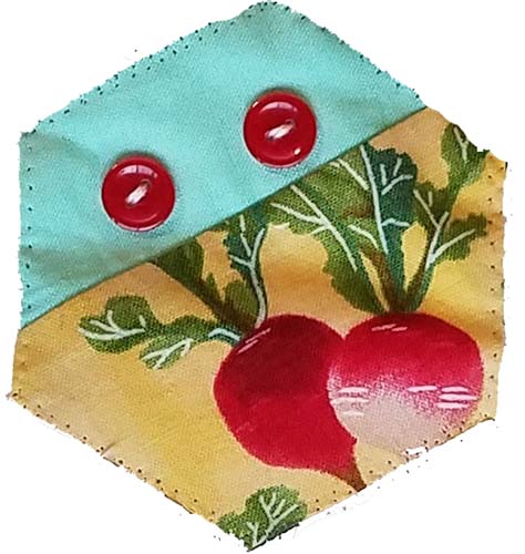 Gefilte Quilt: Masked Hexagons, Part II: A English Paper Piecing Variation