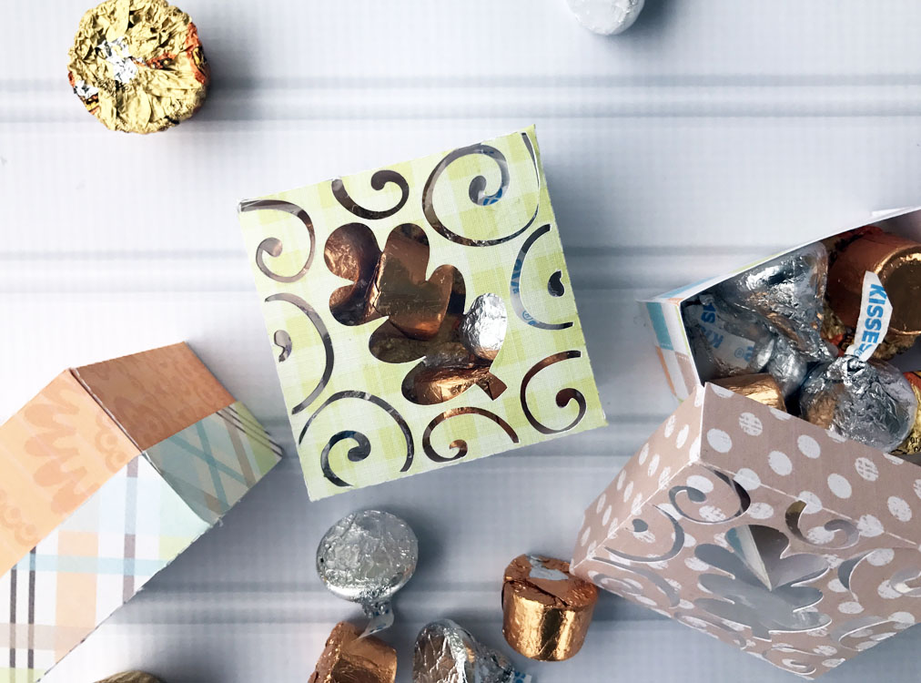 Favor Box with Leaf Cutout - Burton Avenue