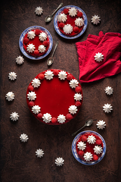 Raspberry mousse cake | Hungry Shots