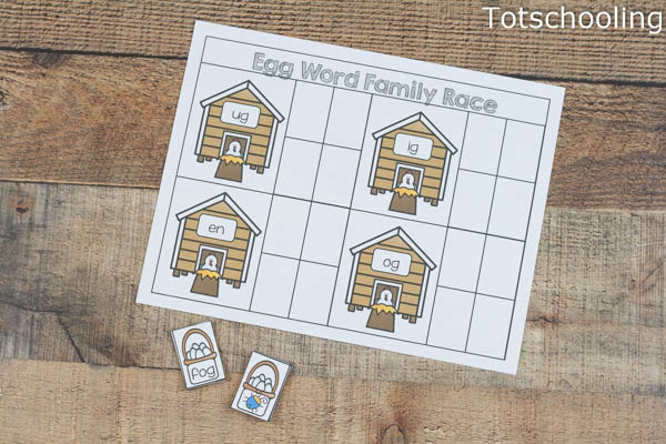 Farm CVC Word Family Games | Totschooling - Toddler, Preschool ...