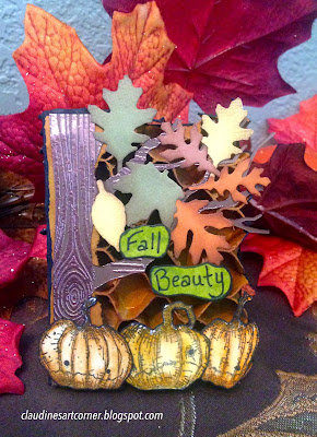Claudine's Art Corner: Fall Beauty Chunky ATC