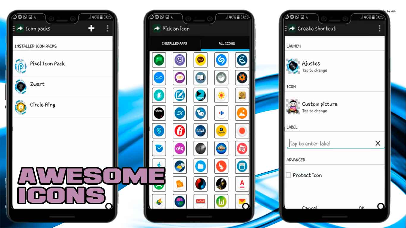 AWESOME ICONS APK PRO LA ÚLTIMA VERSIÓN PARA ANDROID | COMO CAMBIAR A ...