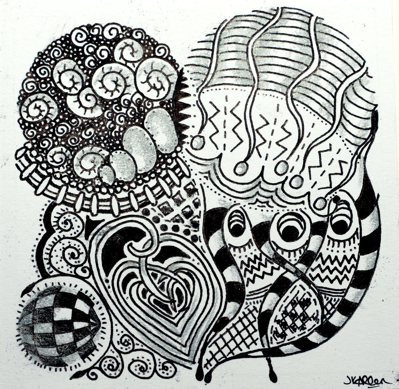 My creative time: Zentangle