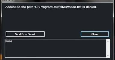 Cara Mengatasi Vmix Error Access to the path 'C:\Programdata\vmix\video.txt' is denied