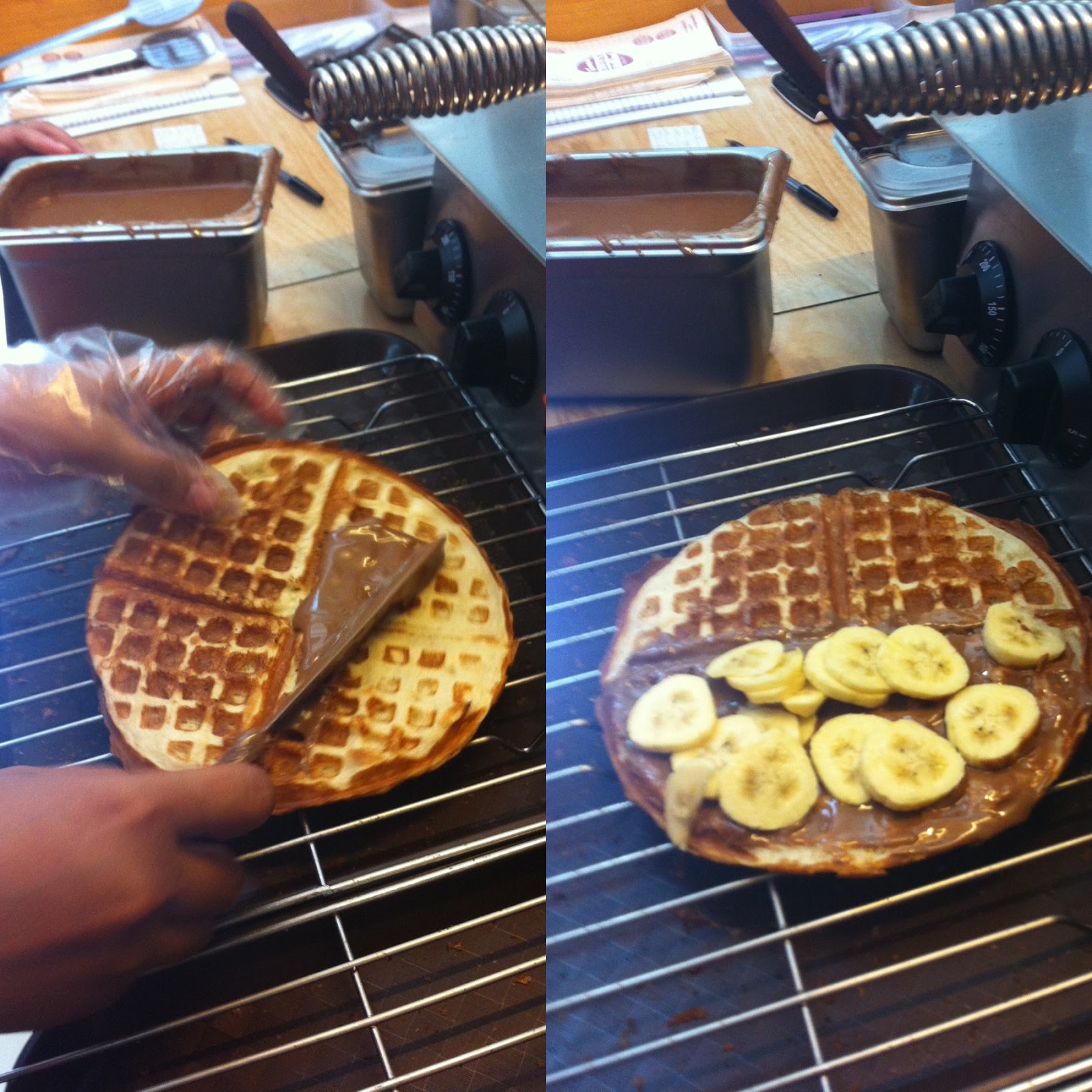The Yummy Club: Famous Belgian Waffles: The Original Waffle Sandwich