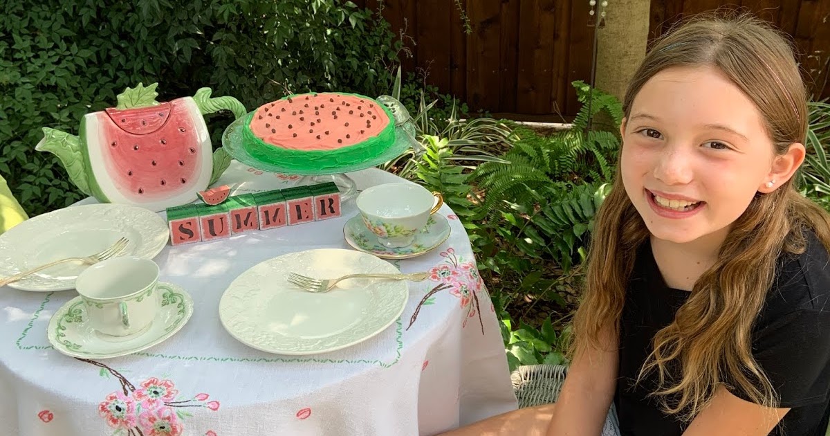 Kitty's Kozy Kitchen: Watermelon Themed Tea Party