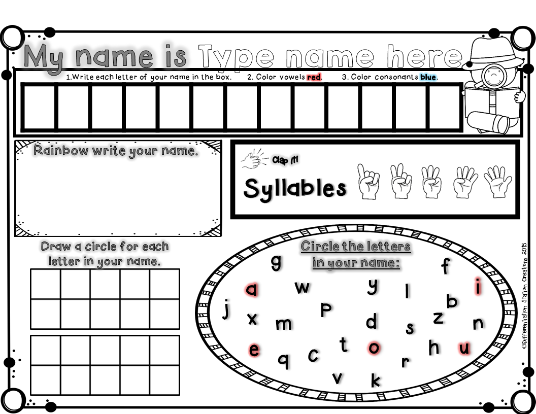 Differentiation Station Creations: All In A Name FREEBIES!