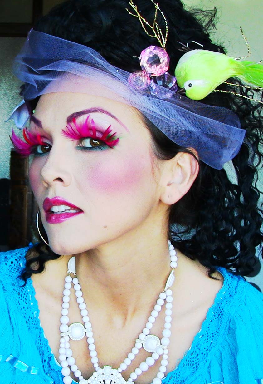 kandeej.com: Feather Flamingo Fantasy Make-Up
