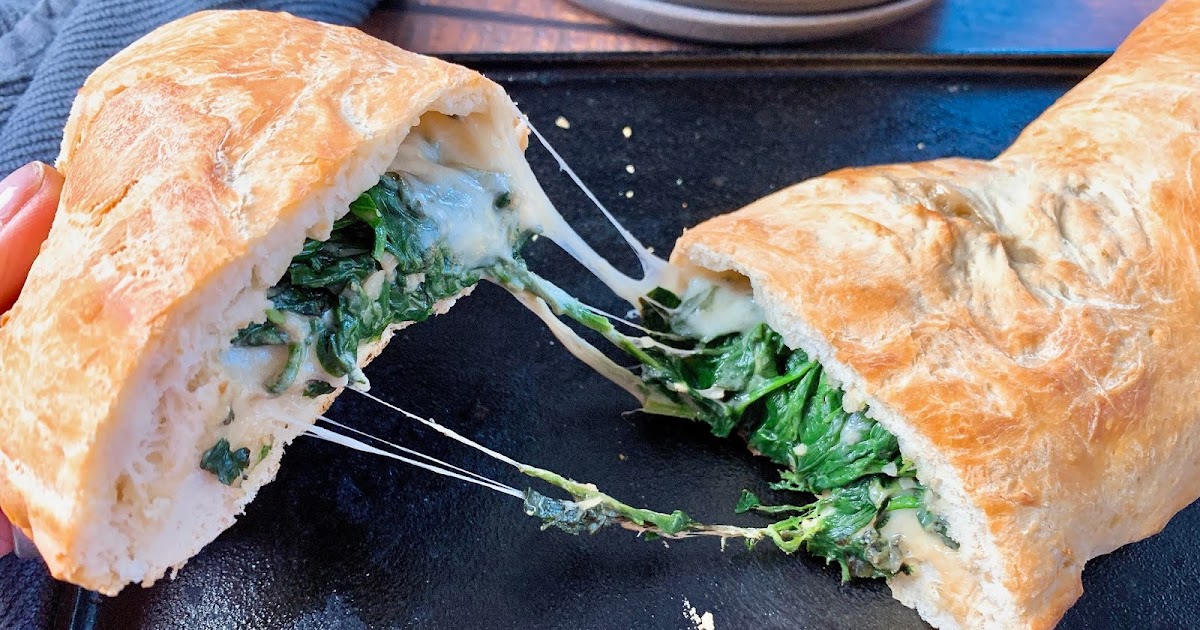 Creamed Spinach and Cheese Calzone