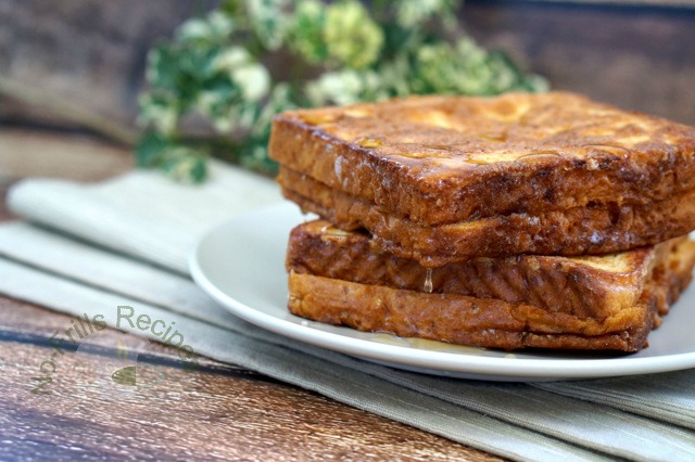 Meat Floss French Toast ~ 鸡肉松法式吐司