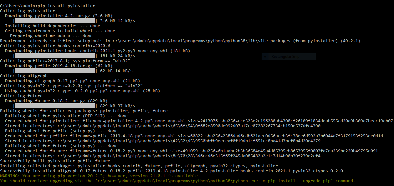 How to convert python file in to .exe file - AKPython Blogs