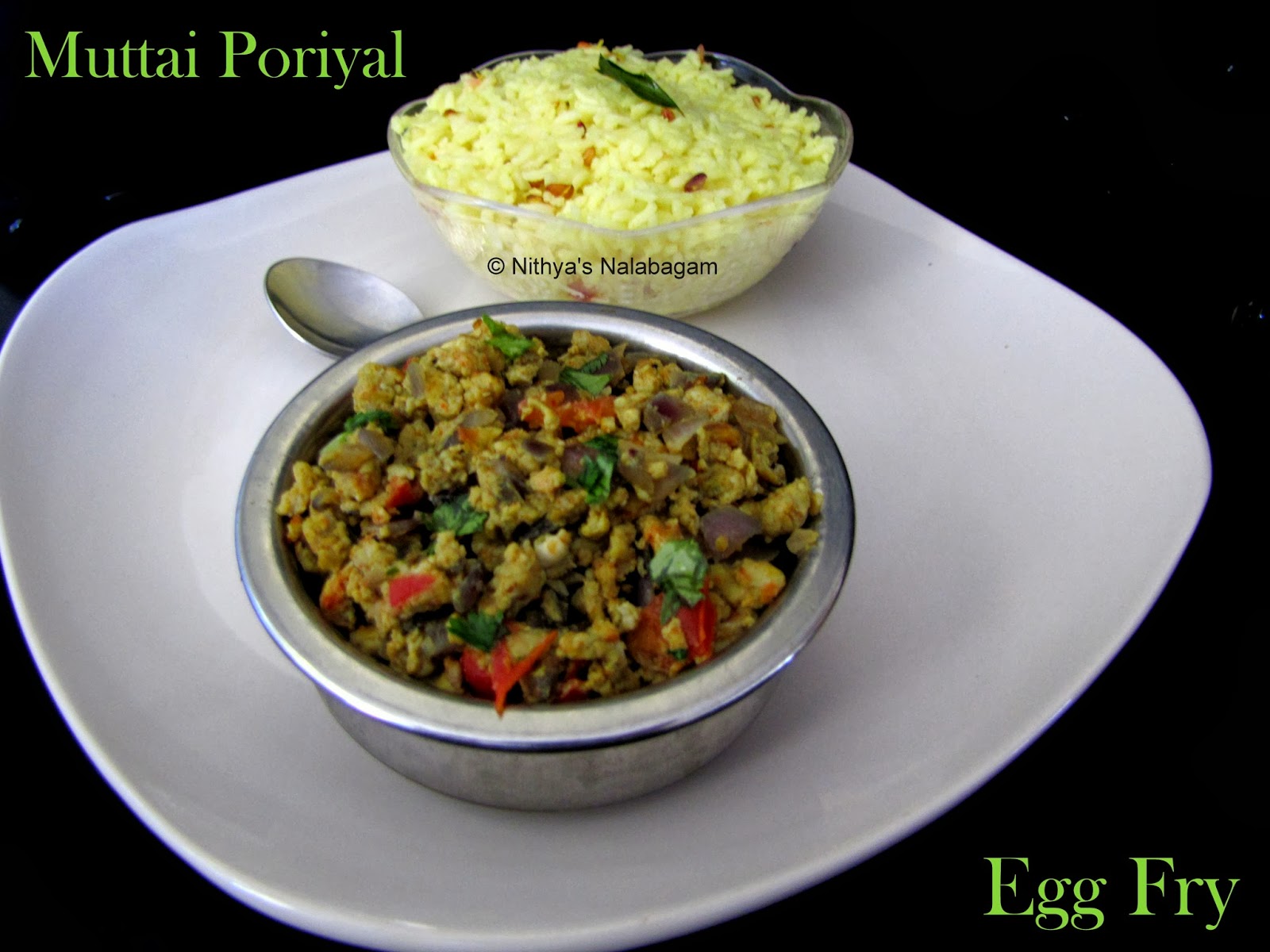 Egg Fry | Muttai Poriyal |Nithya's Nalabagam