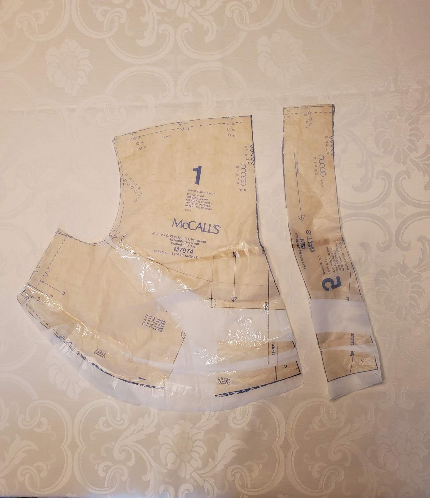 The Mahogany Stylist: My New Floaty Romantic Dress - McCall M7974