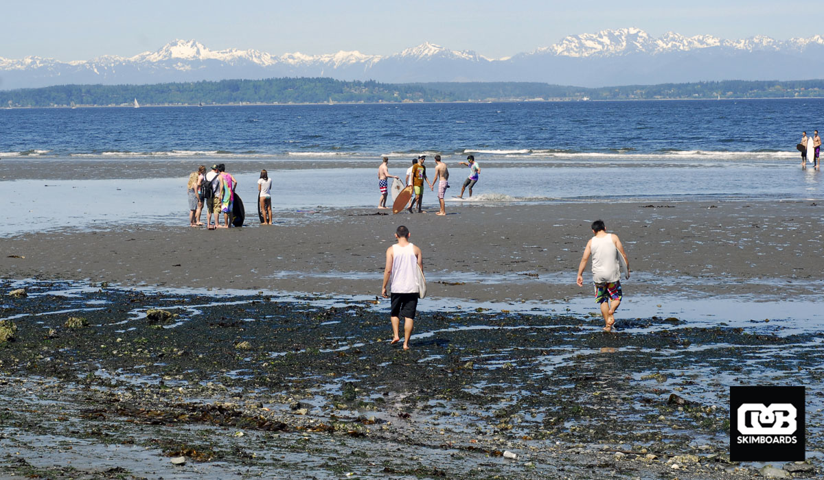Skimboarding Spots: Alki Beach-Anchor Point: Seattle, Washington