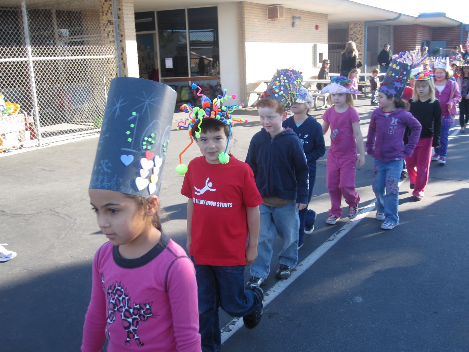 Chaos & Cuteness: 100th Day of School - Hat Parade